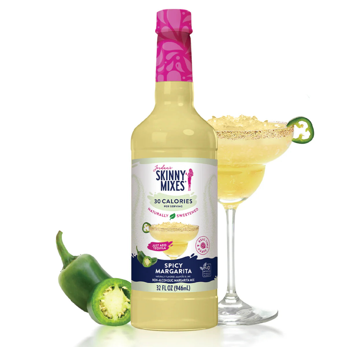 Jordan's - Naturally Sweetened Spicy Margarita Mix - 946ml – Wisdom Foods