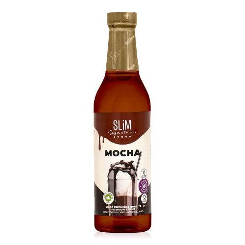 Slim Syrups - Mocha Syrup - 375ml - BB July 2025 – Wisdom Foods