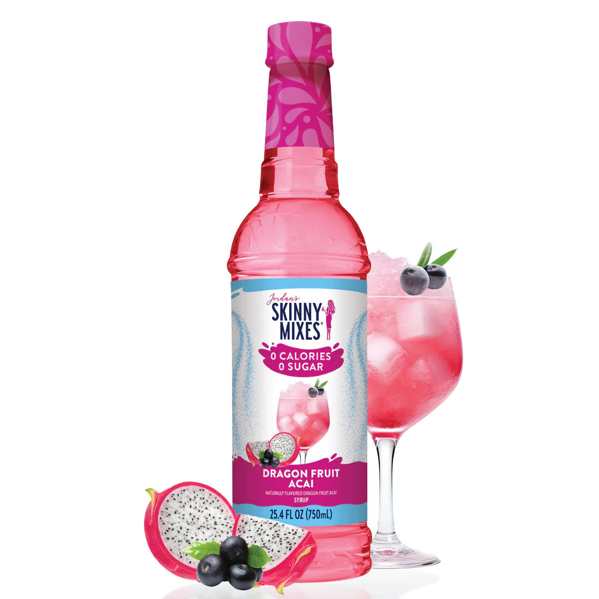 Jordan's Sugar Free Dragon Fruit Acai Syrup - 750ml * – Wisdom Foods