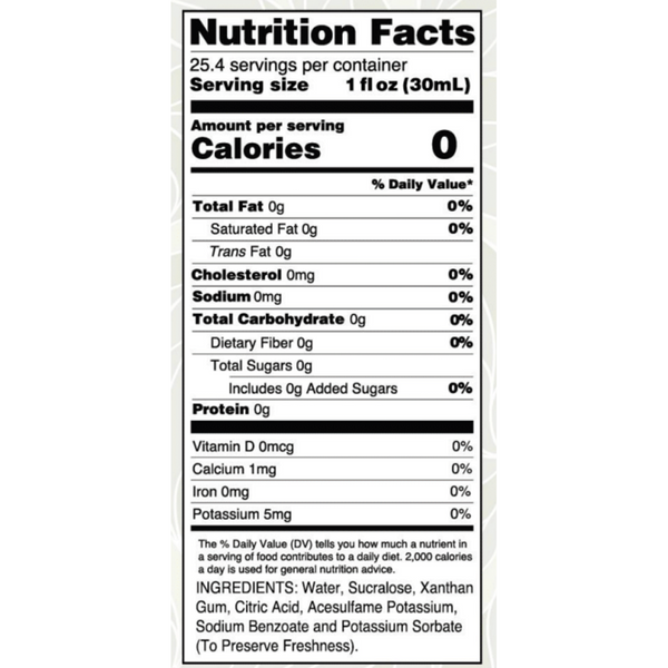 Sugar Free Simple Syrup – Wisdom Foods